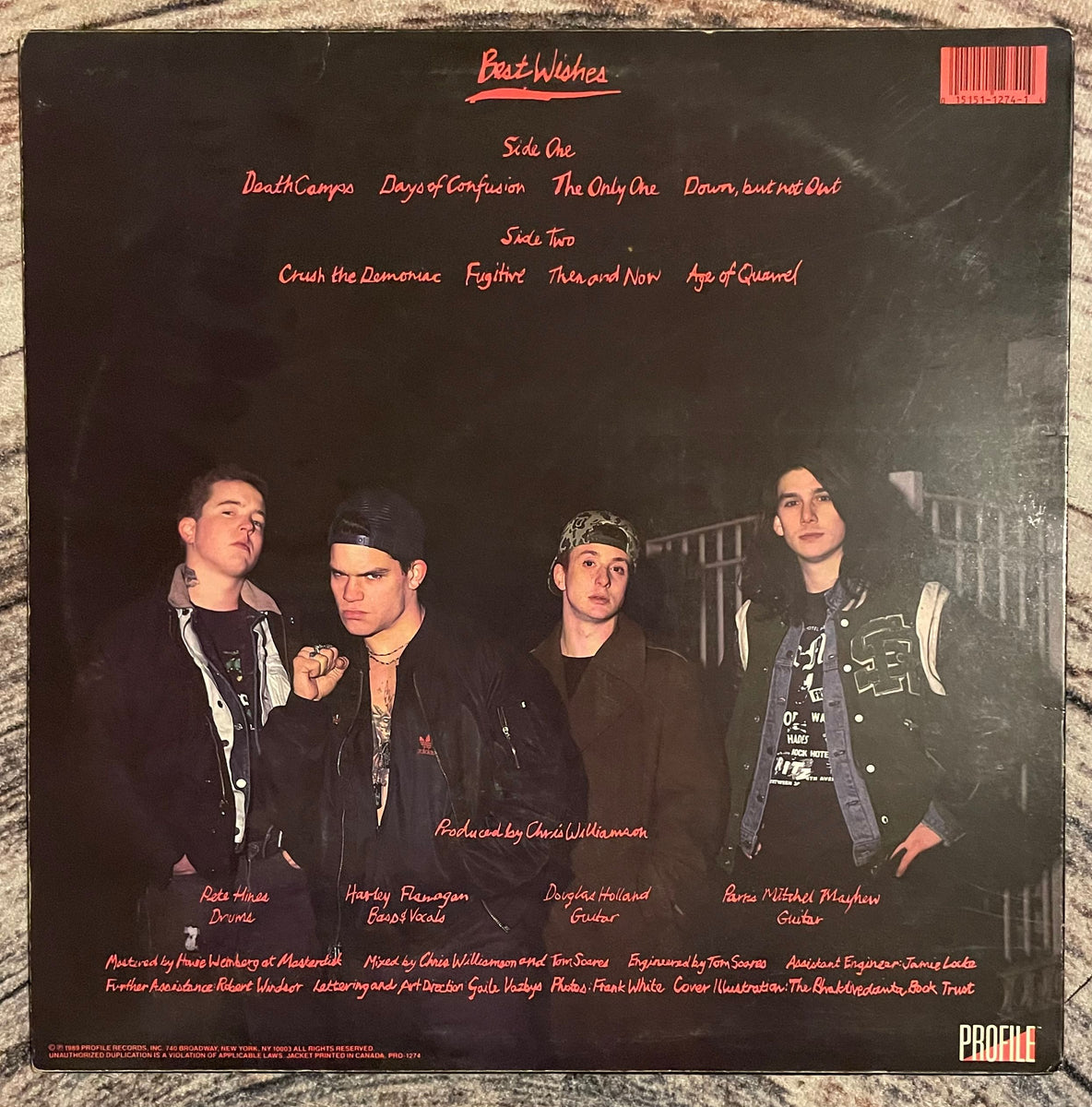 Cro-Mags – Best Wishes – Galapagos Records