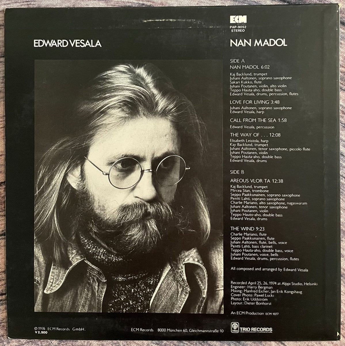 Edward Vesala – Nan Madol – Galapagos Records