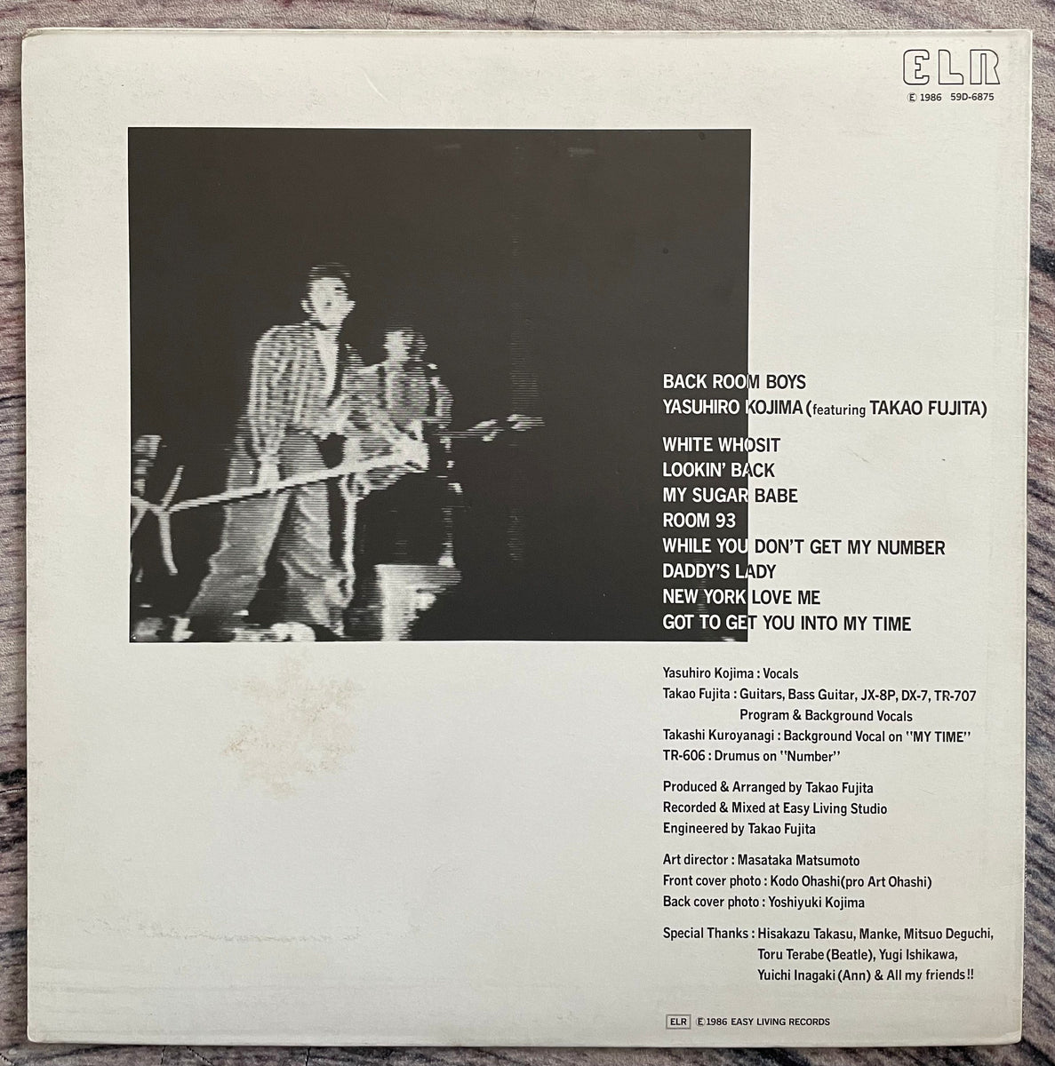 Yasuhiro Kojima – Back Room Boys – Galapagos Records